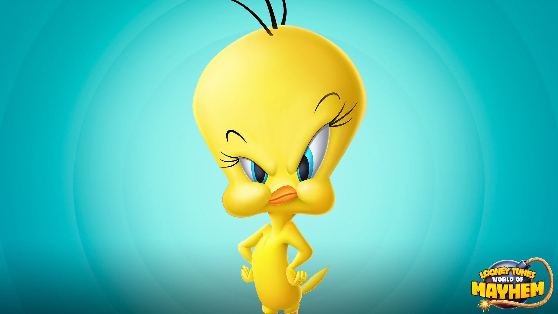 Angry Tweety Bird Wallpaper