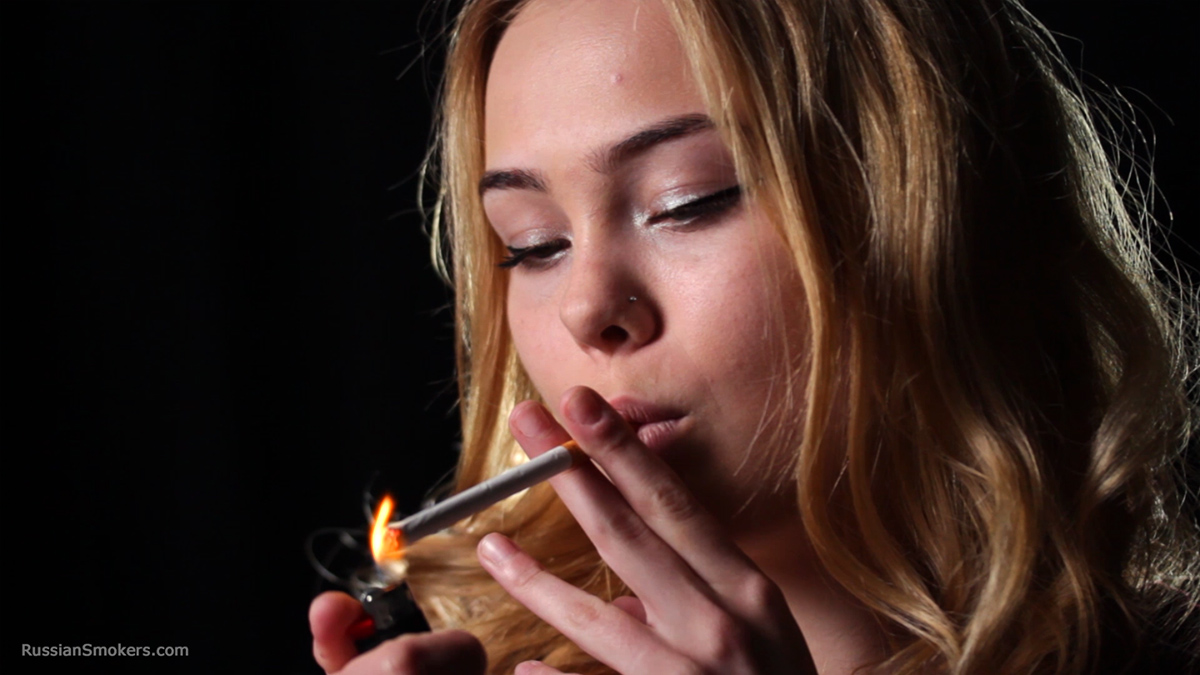 Russian Women Smoking Cigarettes