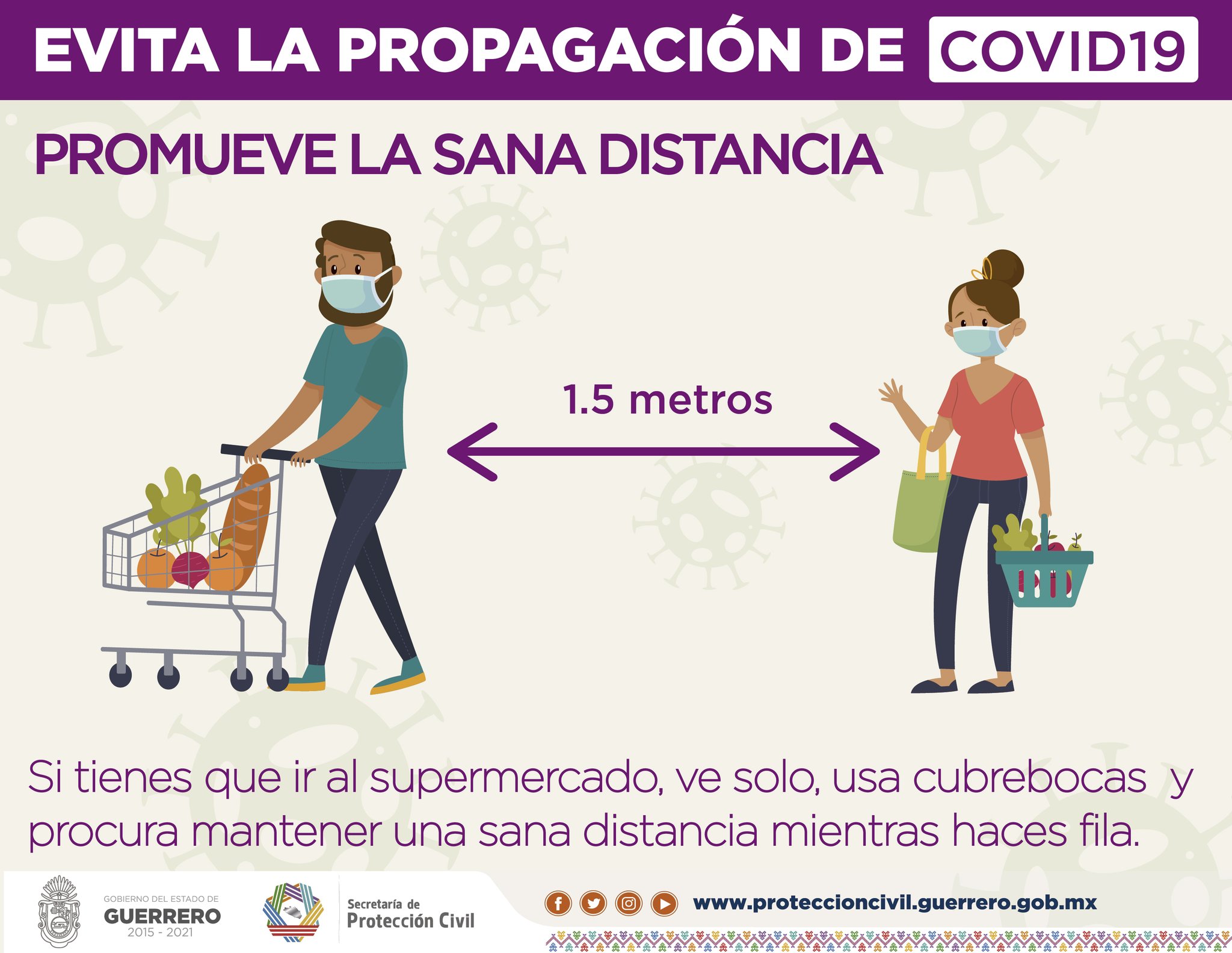 Protección Civil-Guerrero on Twitter: "Sigue nuestras medidas de ...