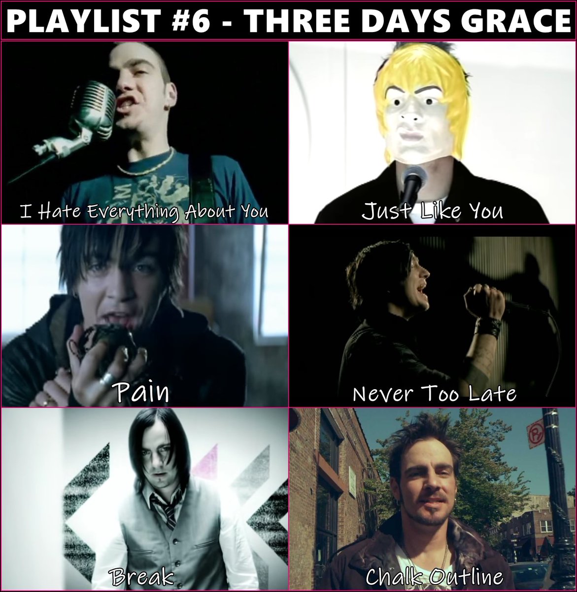 Three Days Grace Never Too Late