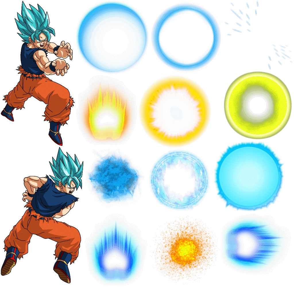 Goku Kamehameha Sprite Hokage Naruto VS Goku (Sprite Animation)
