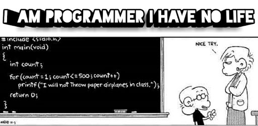 Im Programmer I Have No Life On Twitter Programmer Programming 100daysofcode Webdeveloper