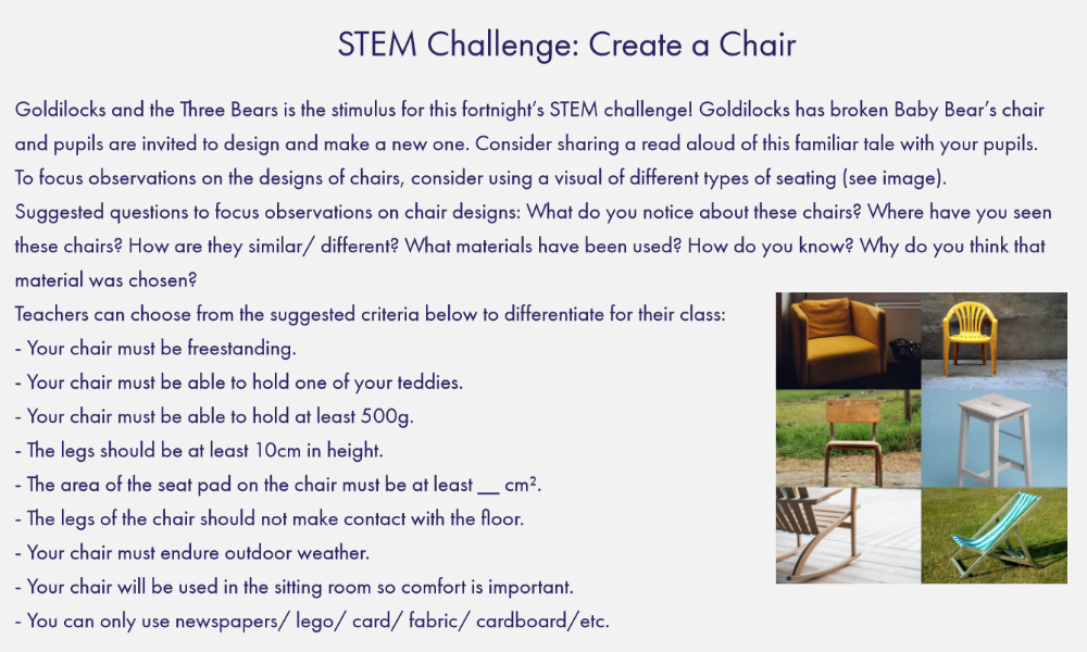 PDST Primary STEM on Twitter: "Fairytales are a great stimulus for stem ...