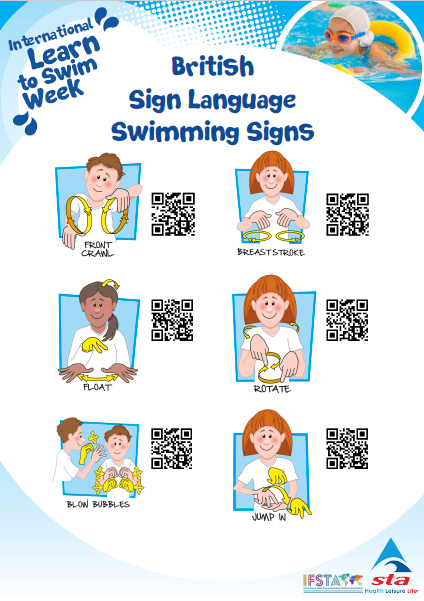 Sign Language For Swimming