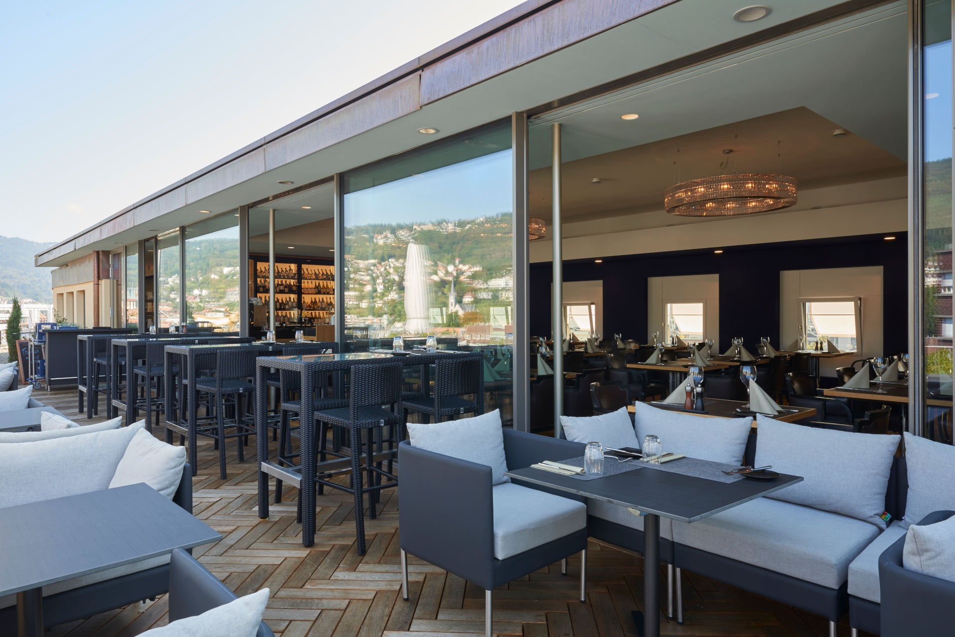 Glass Facade Restaurant
