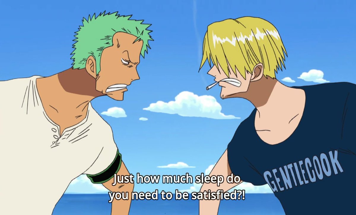 Zoro Sleeping