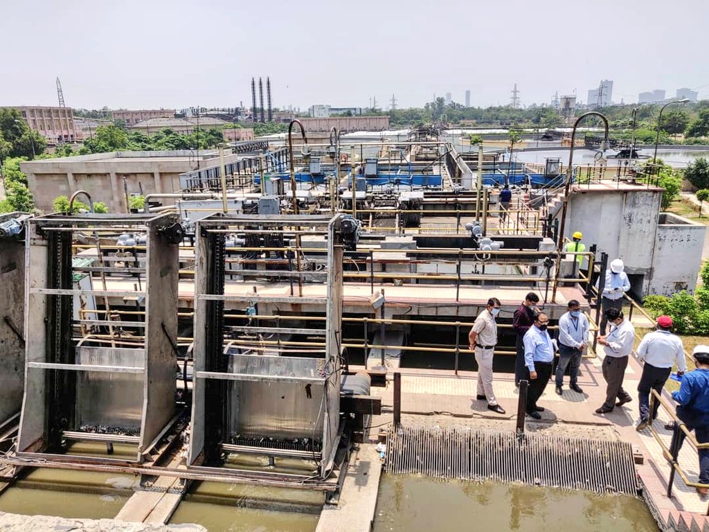 Delhi Jal Board VC @raghav_chadha visited Delhi Jal Board's sewage ...