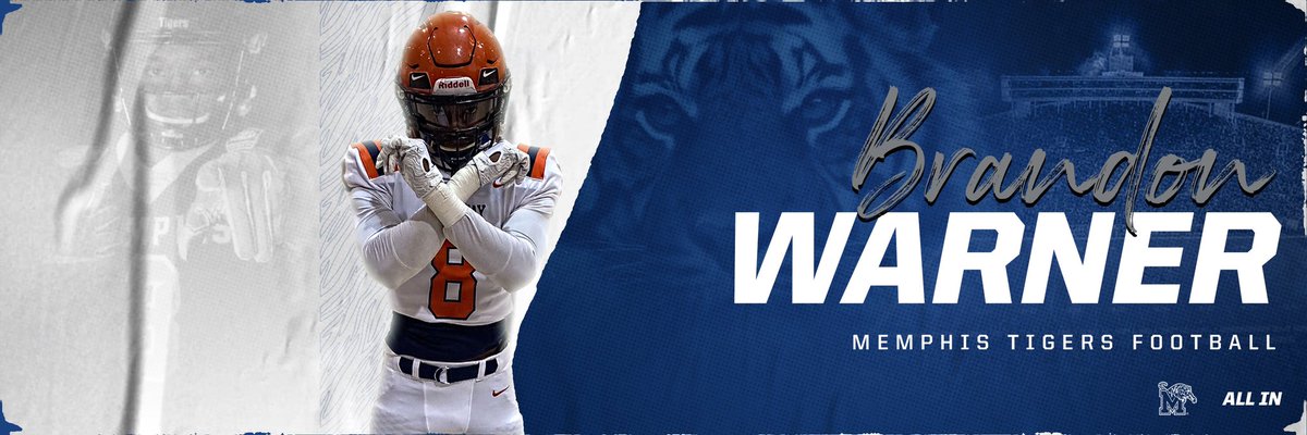 2021 3* S Brandon Warner commits to Memphis : r/CFB