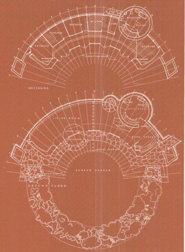 Frank Lloyd Wright Solar Hemicycle Drawings Solar Hemicycle: Frank