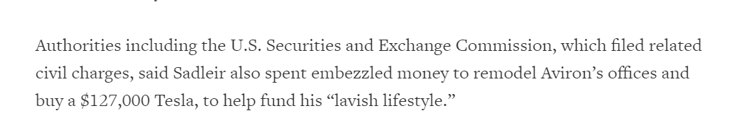 Thread by @MissMaga2016: William Sadleir, the former CEO & Chairman of ...