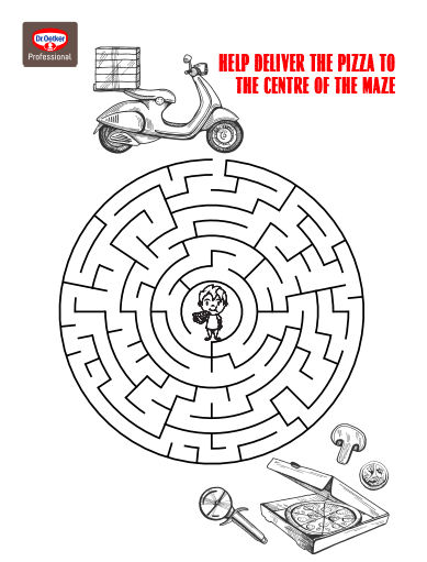 Kids Pizza Maze