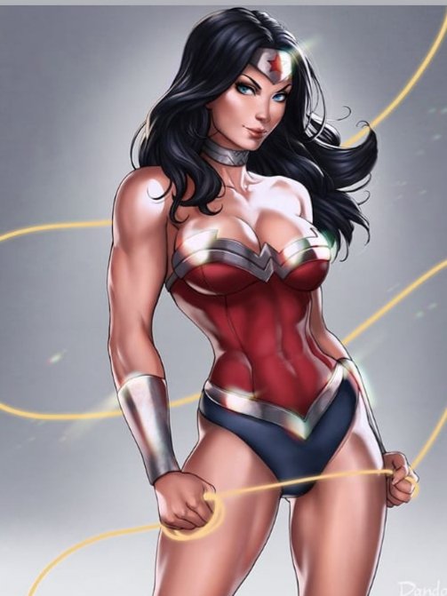 Sexy Wonder Woman Drawing