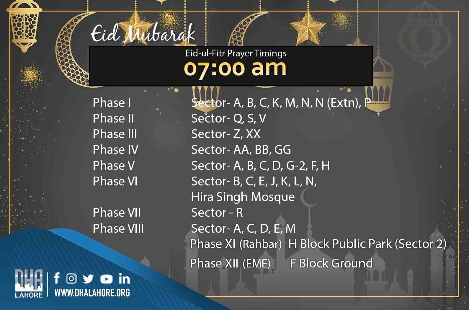 Eid Prayer Time