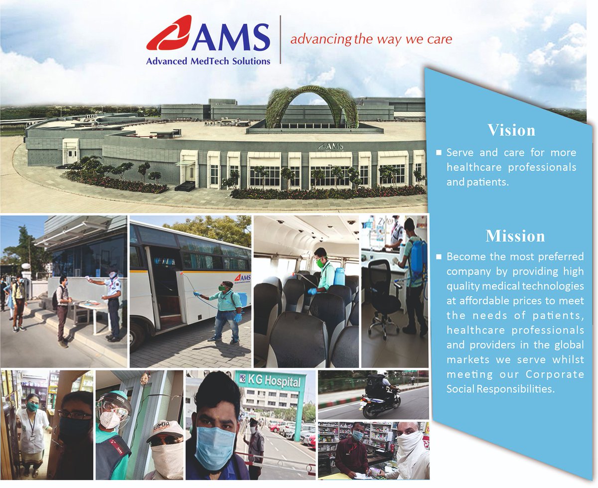 Advanced Medtech Solutions on Twitter: "AMS' COMMITMENT TO SAFETY & HEALTH Safety has always ...
