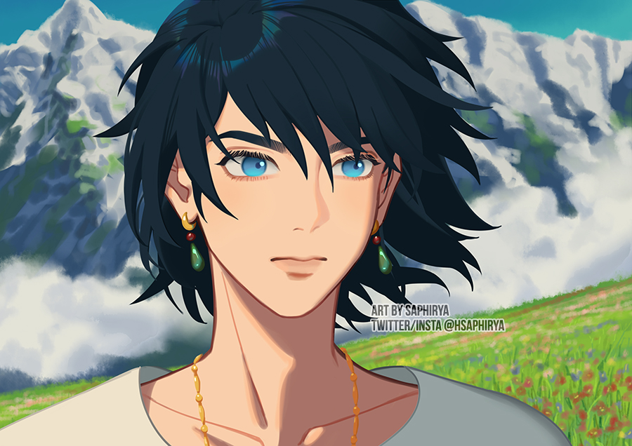 「I wanted to draw hauru..? #ghibliredraw 」|Saphirya 🌸のイラスト