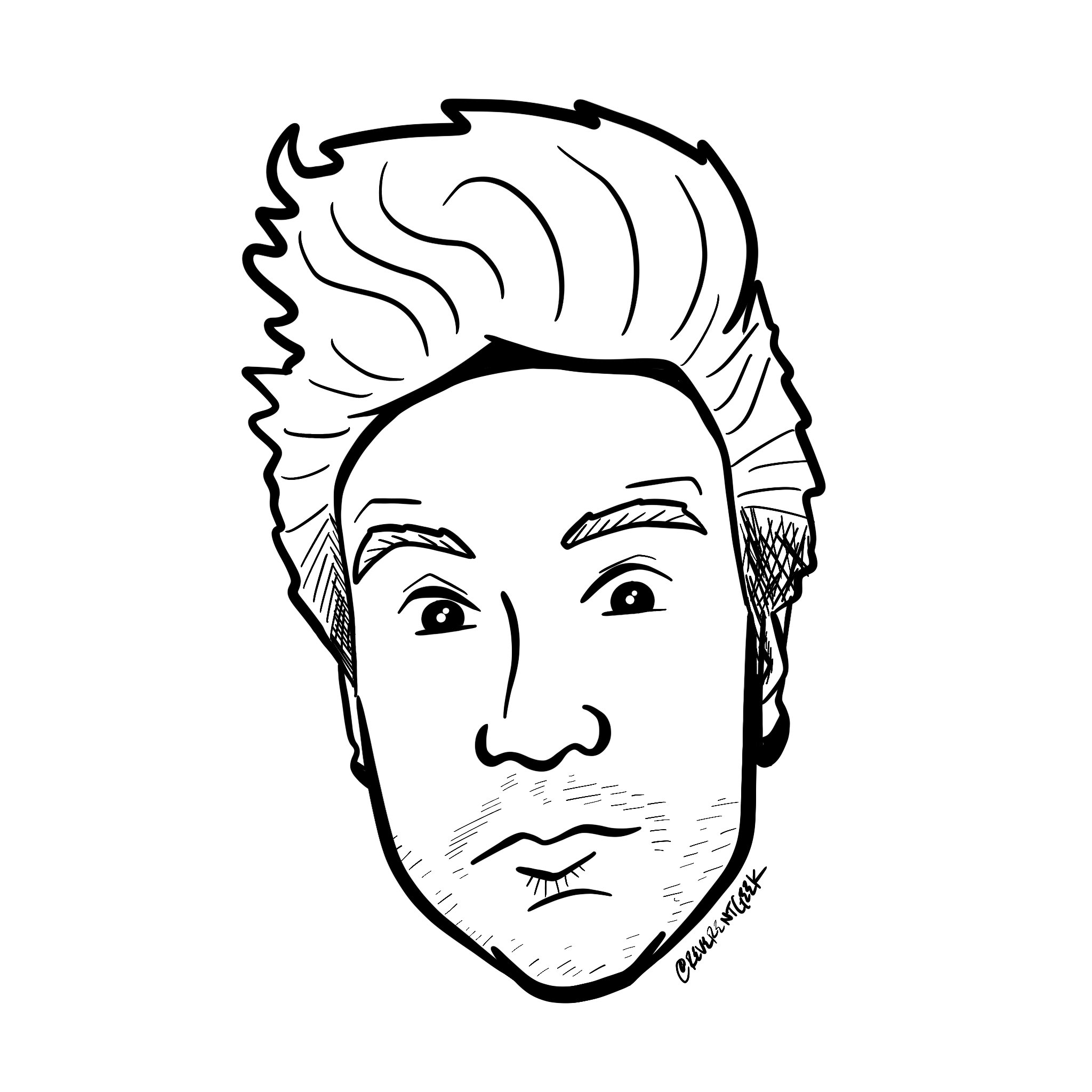 Easy Famous People To Draw Famous People Drawing YouTube