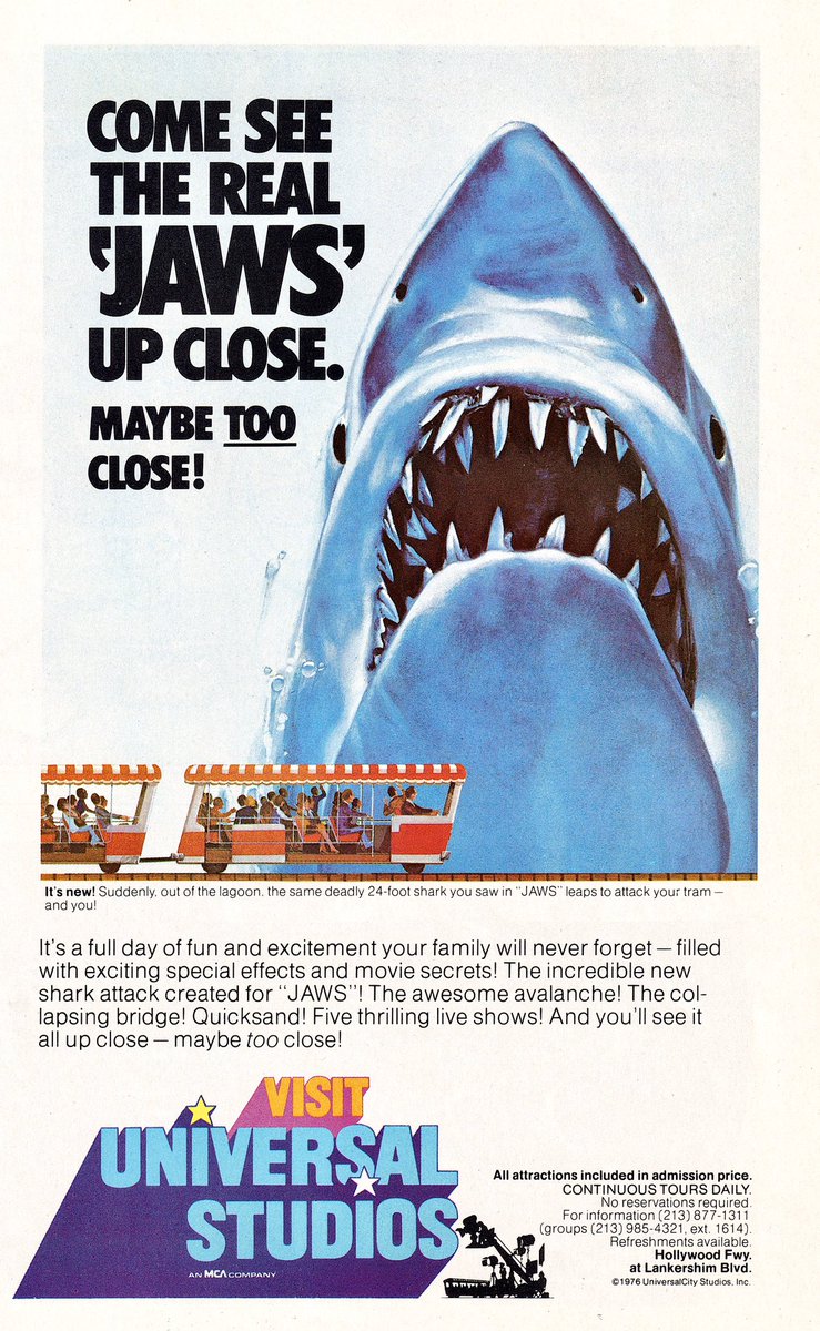 Jaws The Ride Poster