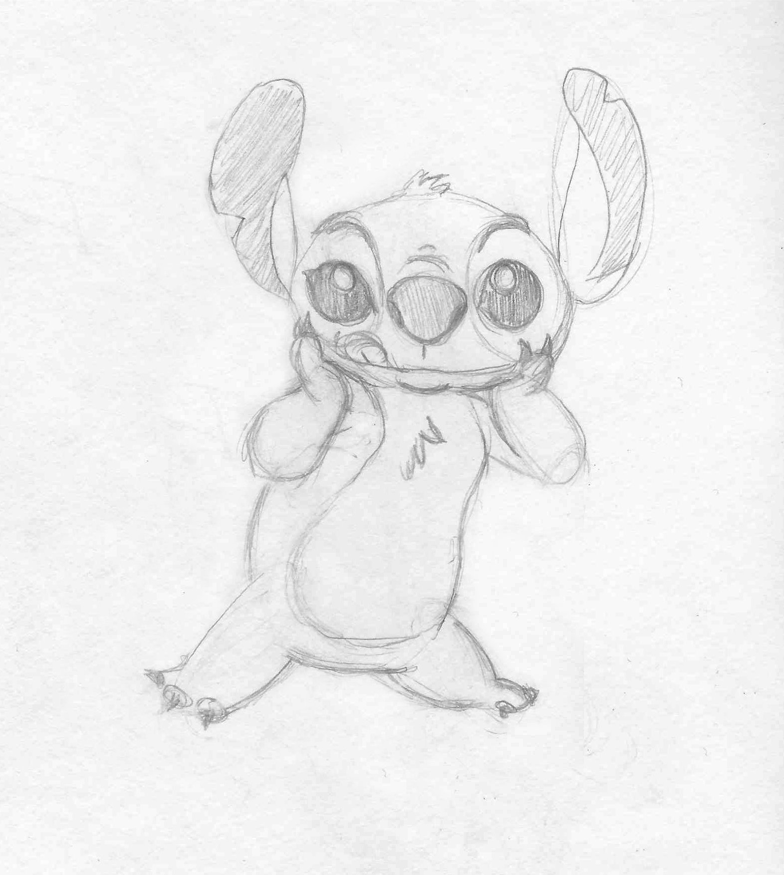 Easy Drawing Ideas Sketch Stitch Lilo And Stitch Drawing How To Draw