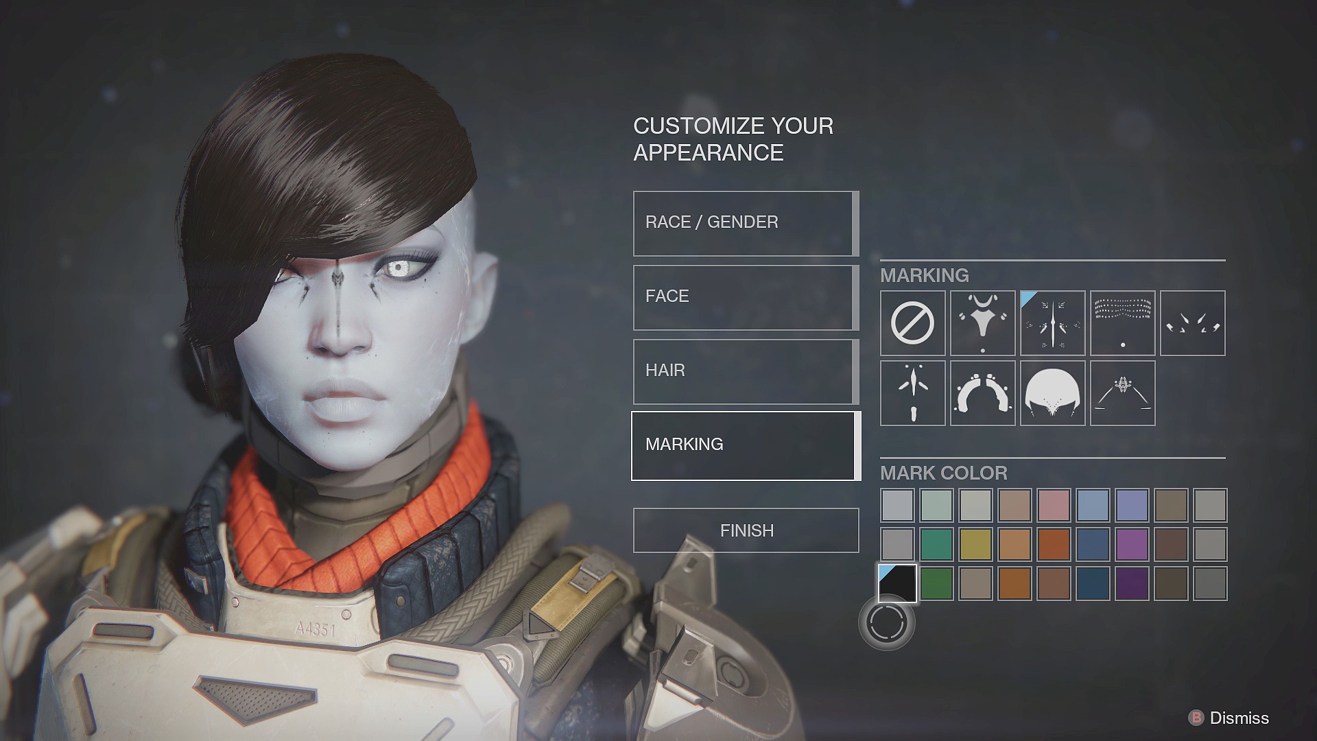 Destiny Human Face Customizations