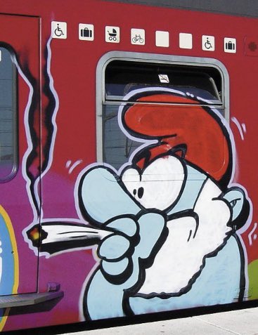 Graffiti Smurf