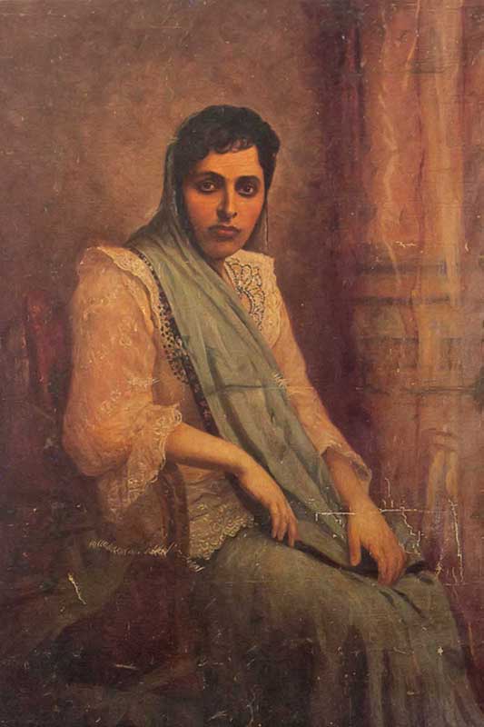 Raja Ravi Varma Paintings Sugandha