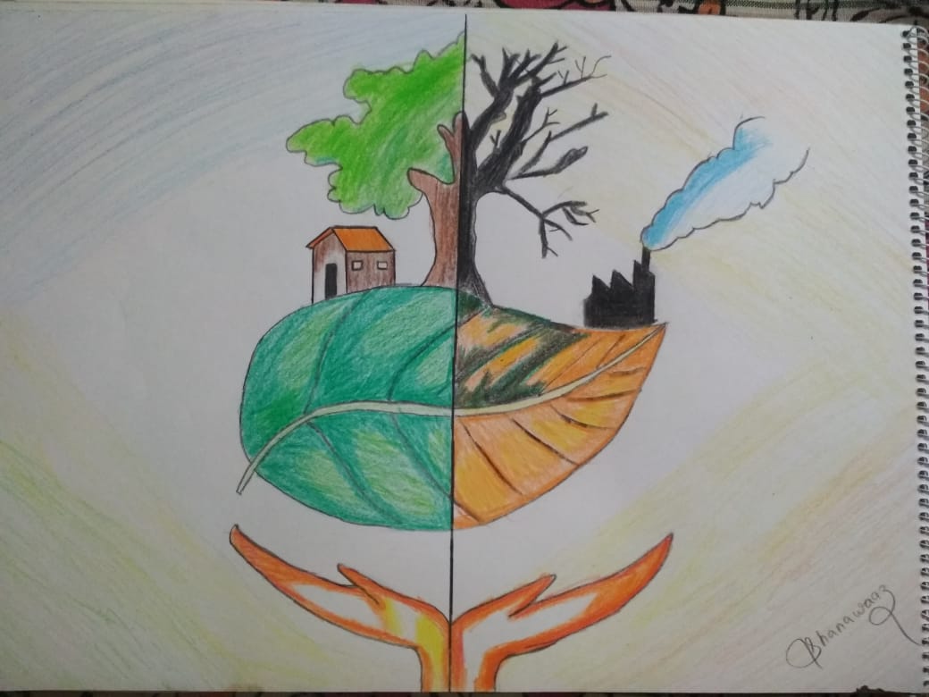 Go Green Drawing Ideas For Kids