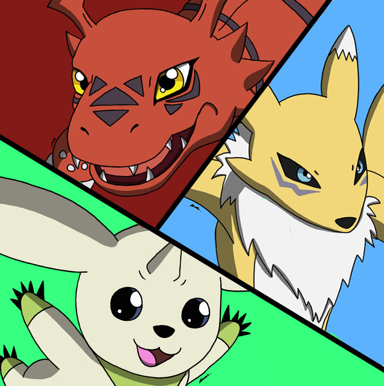 Guilmon And Renamon Renamon Wikimon The #1 Digimon Wiki