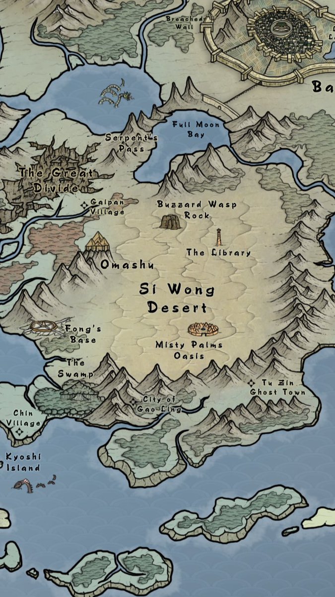 Avatar last airbender world map - assistroom