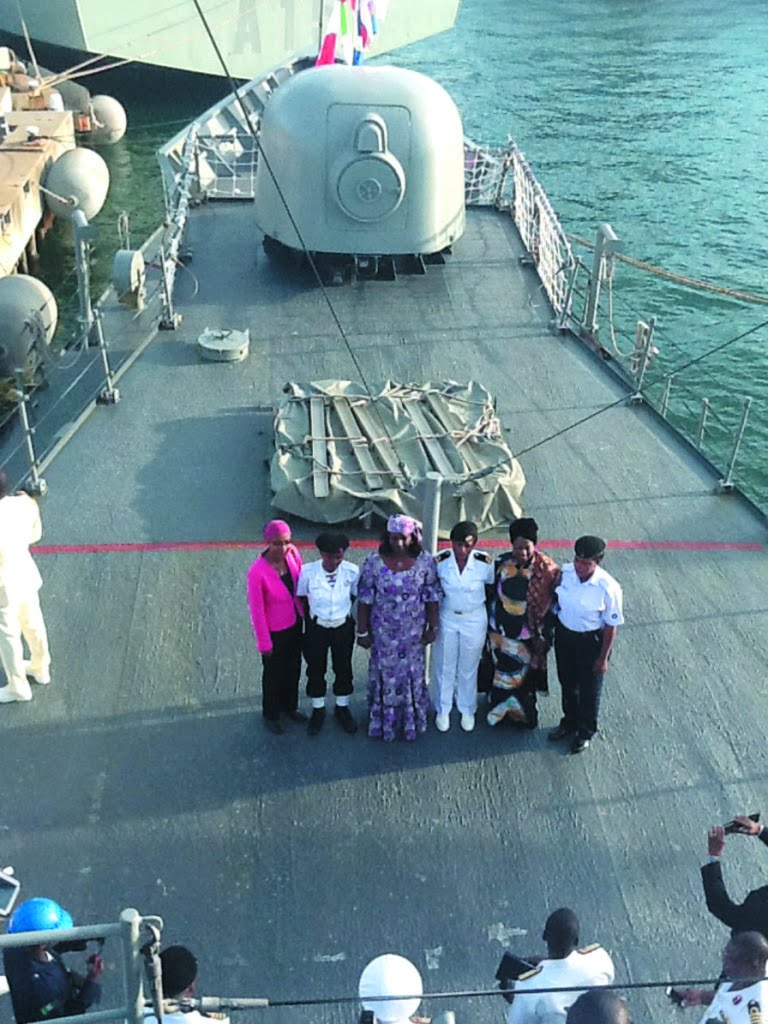 Defense News Nigeria on Twitter: "Crew men on-board NNS Thunder in Australia at the single ...