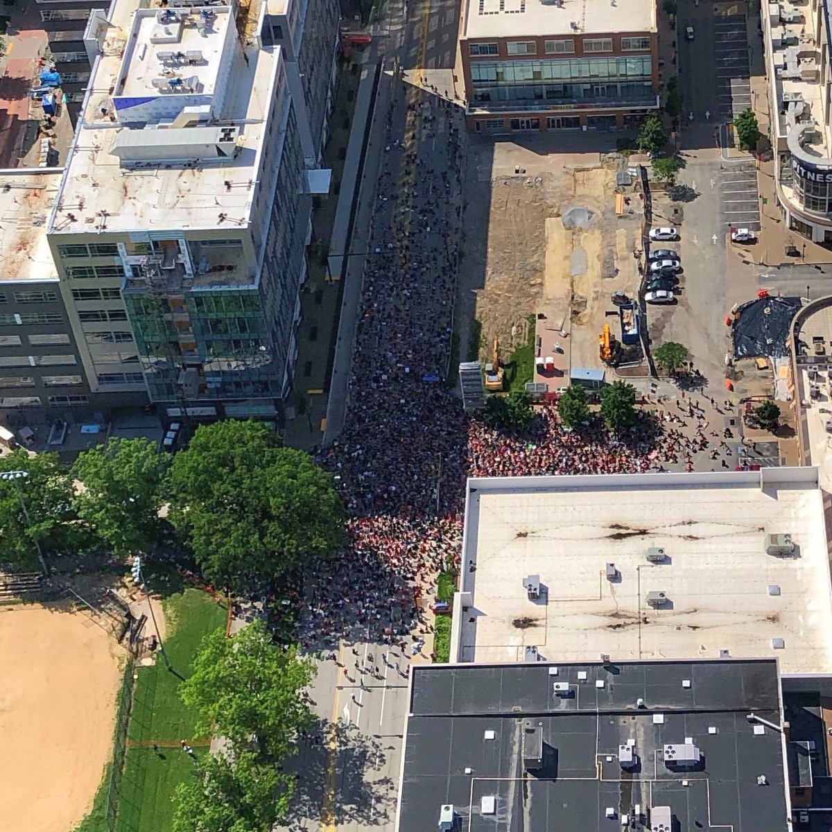 Thousands of people took part in several peaceful protests across the ...