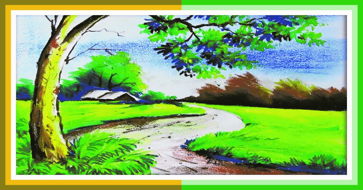 Simple Natural Scenery Painting