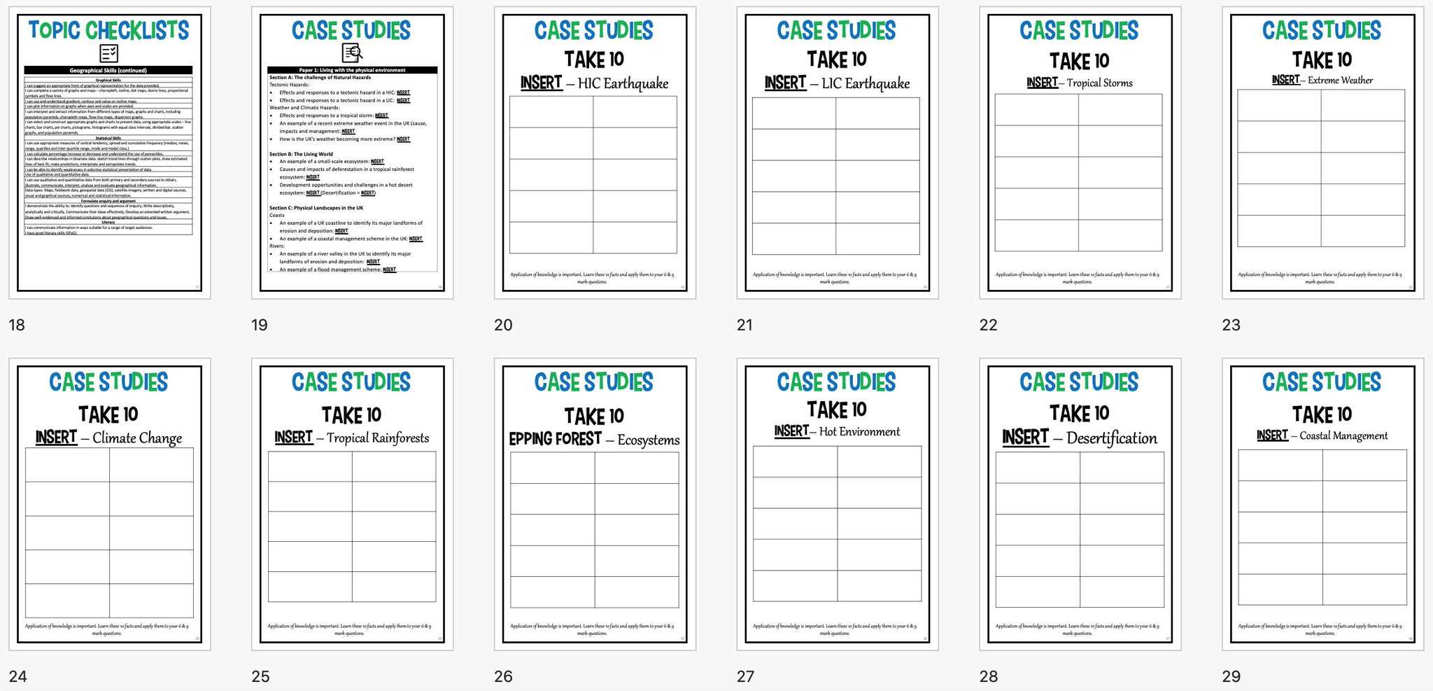 Laura Howard on Twitter: "FREE EDITABLE RESOURCE: My Geography Survival ...
