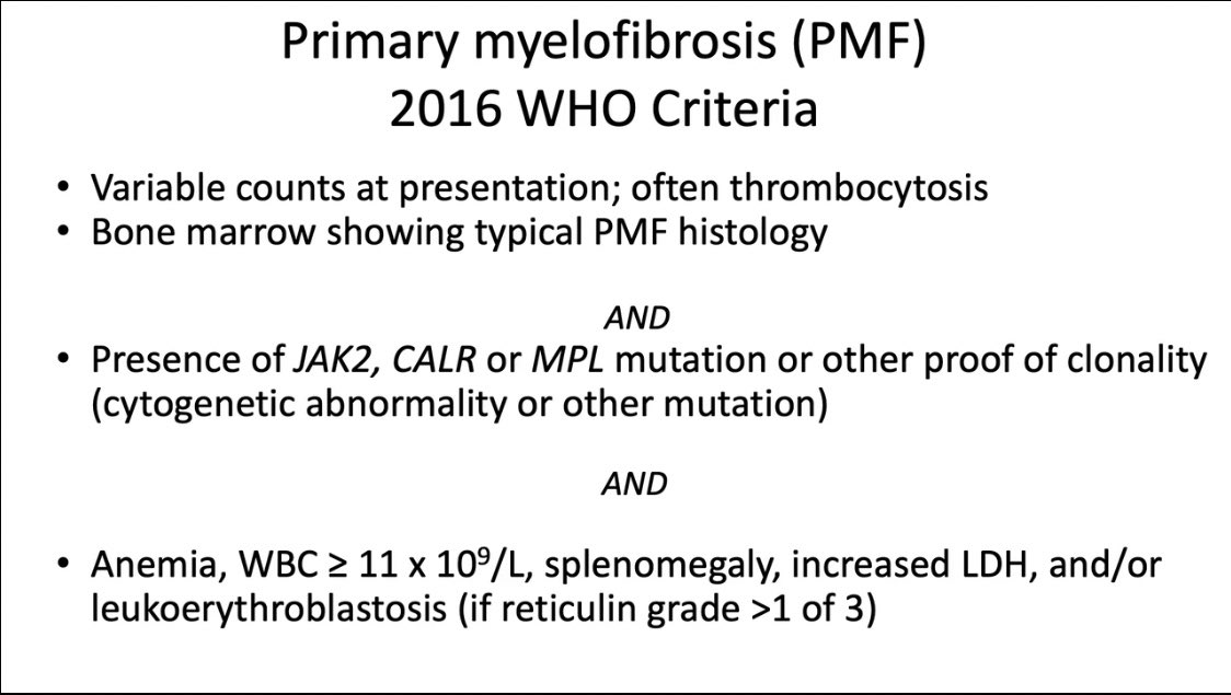 Primary Myelofibrosis