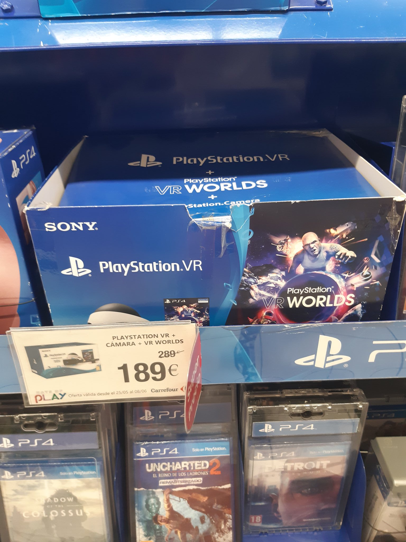 Ps vr carrefour store