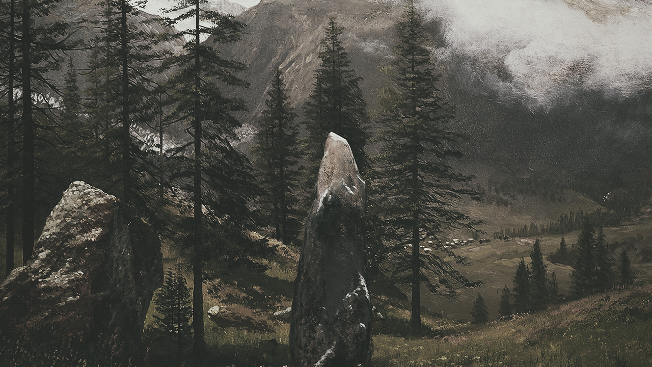 Black Metal Art Forest