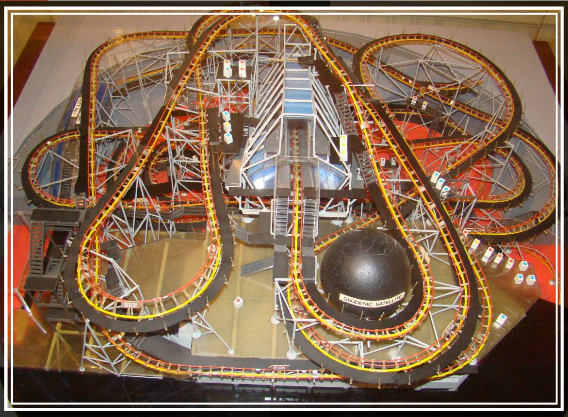 Space Mountain Disneyland Track