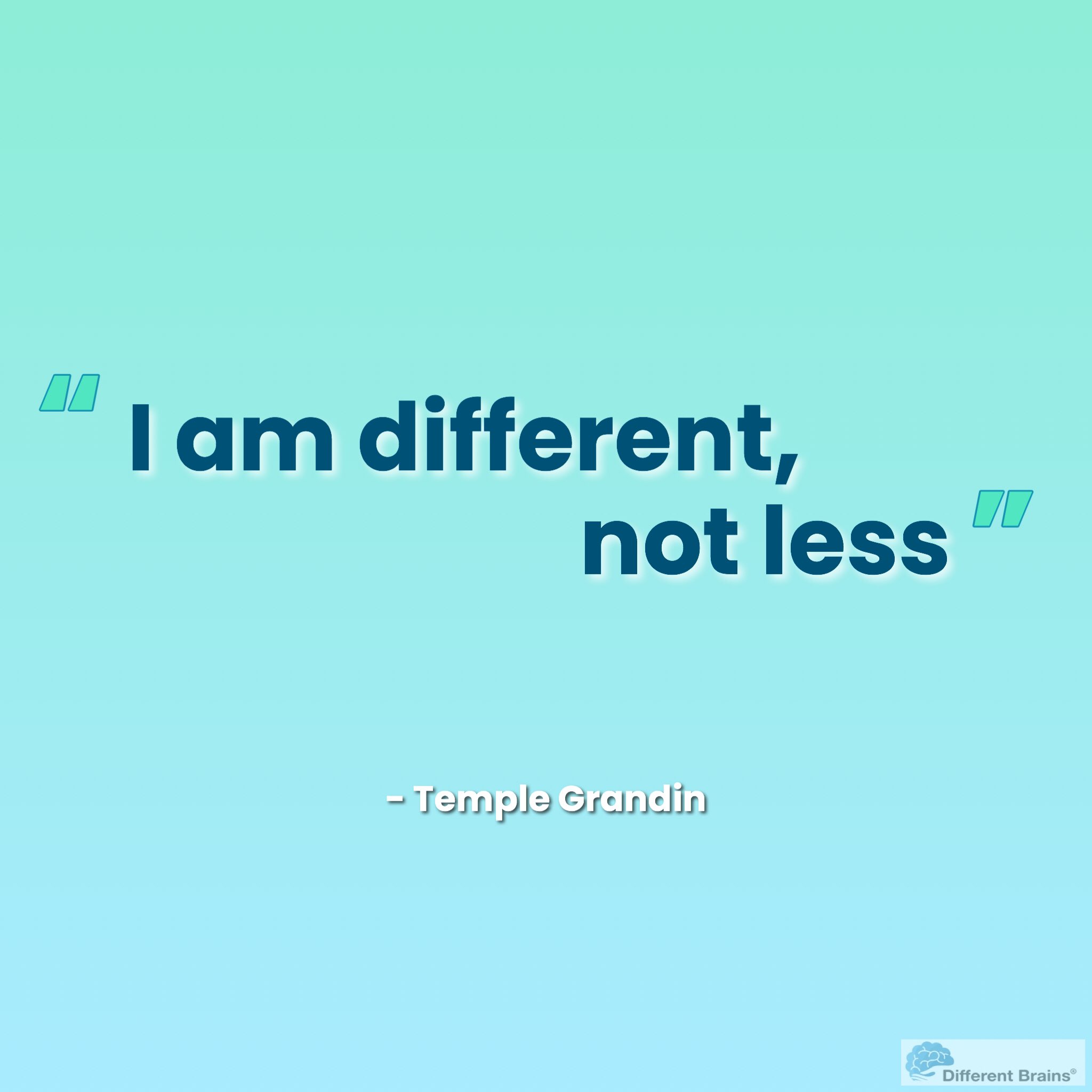 Temple Grandin Communication Quotes Different Not Less Chloe