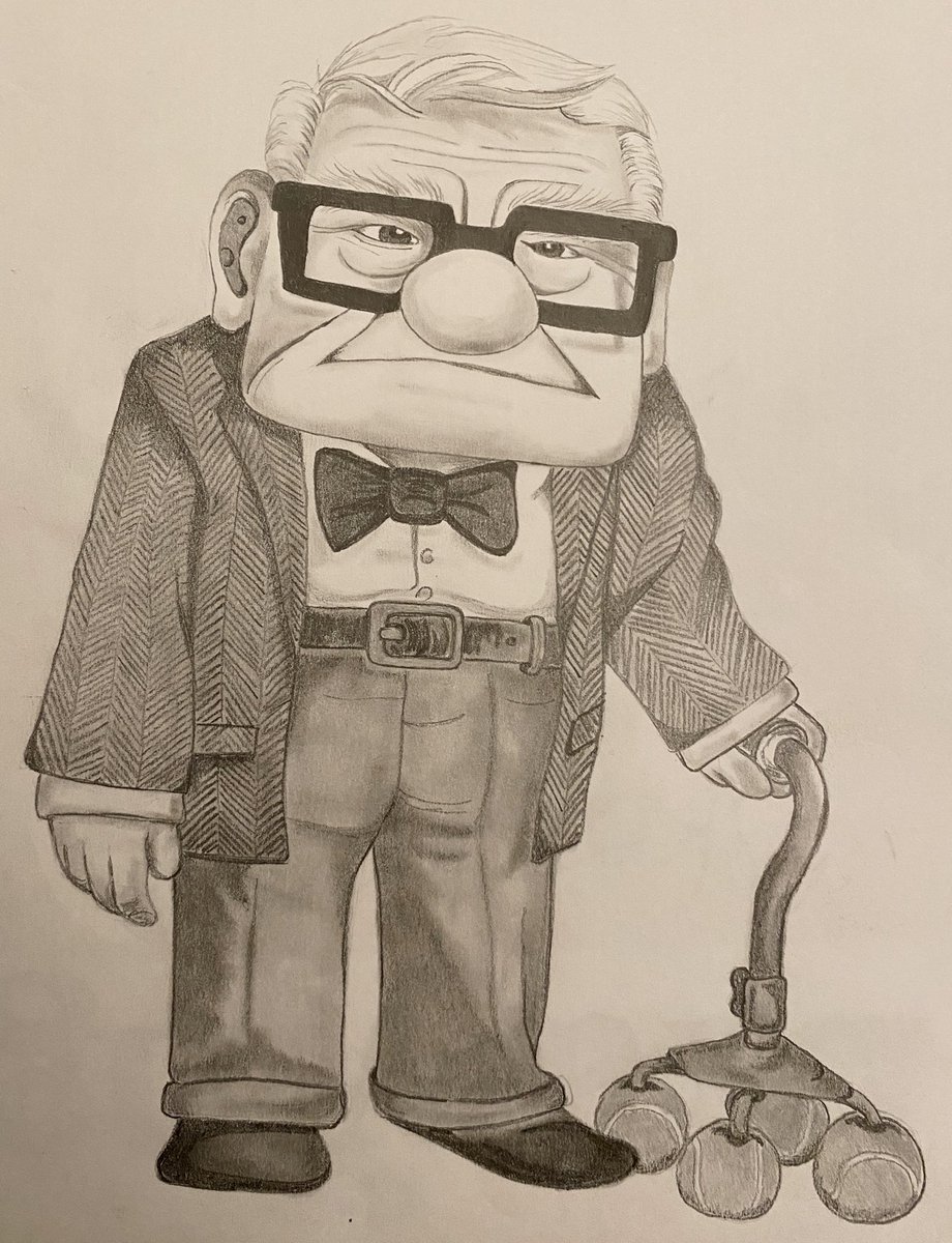 Up Movie Carl Drawing