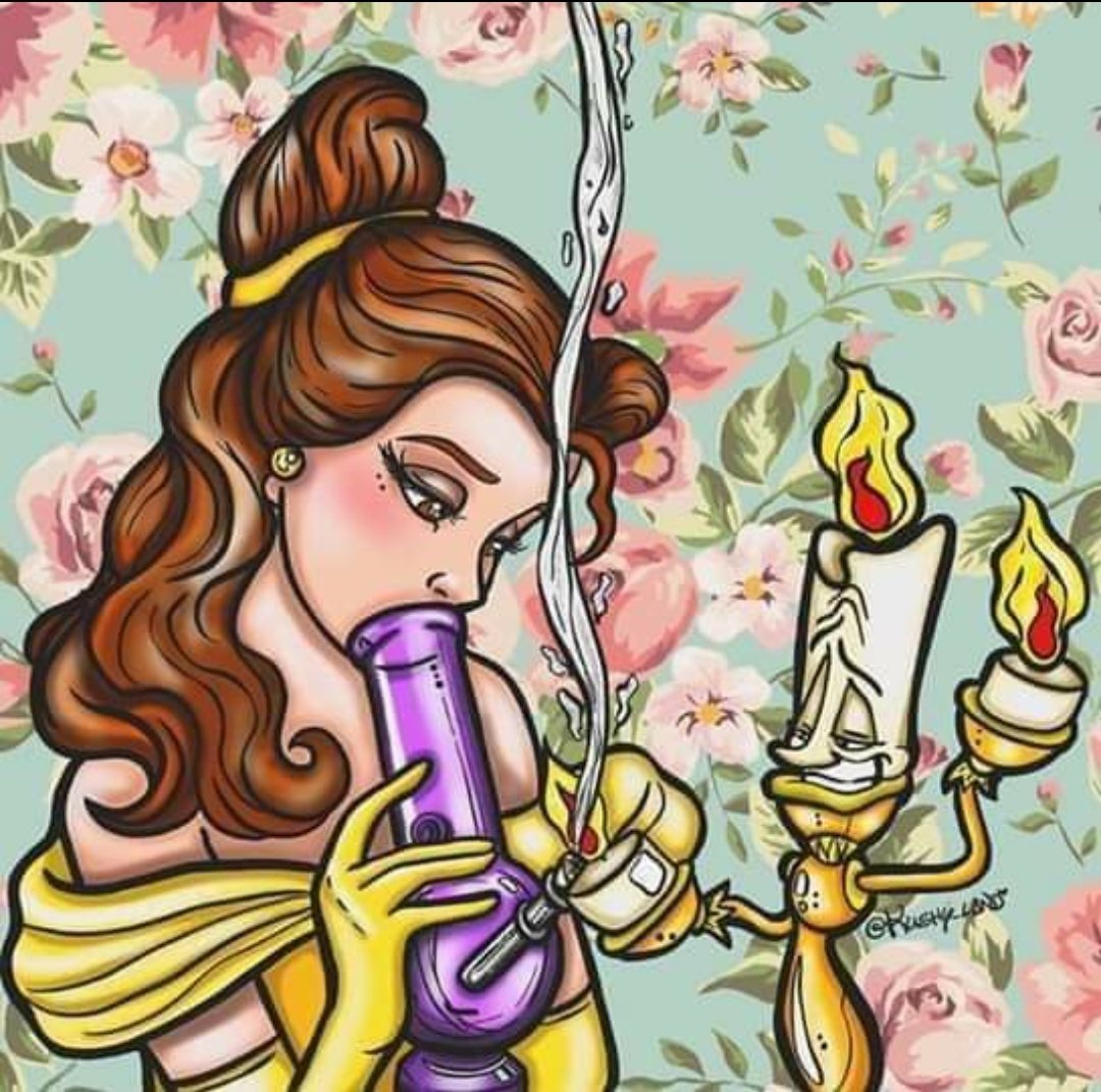 Disney Princess Smoking Weed