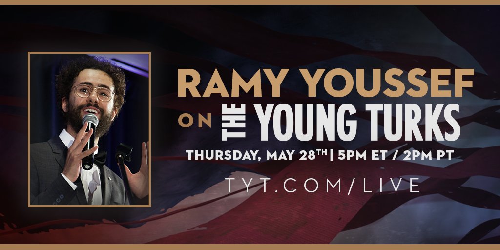 Tomorrow: ramy will be on The Conversation with mayalhassen at 5:30pm ...