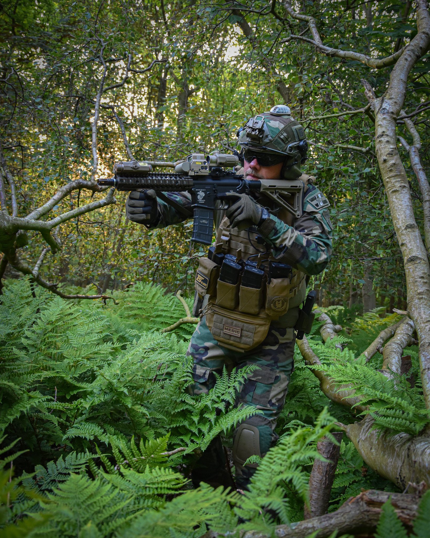 Airsoft Woodland Loadout