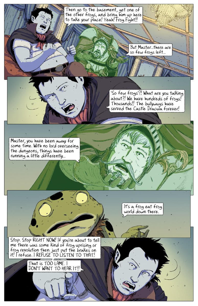 「there's 3 new chapters up on the steve lichman site 」Dave Rapozaの漫画