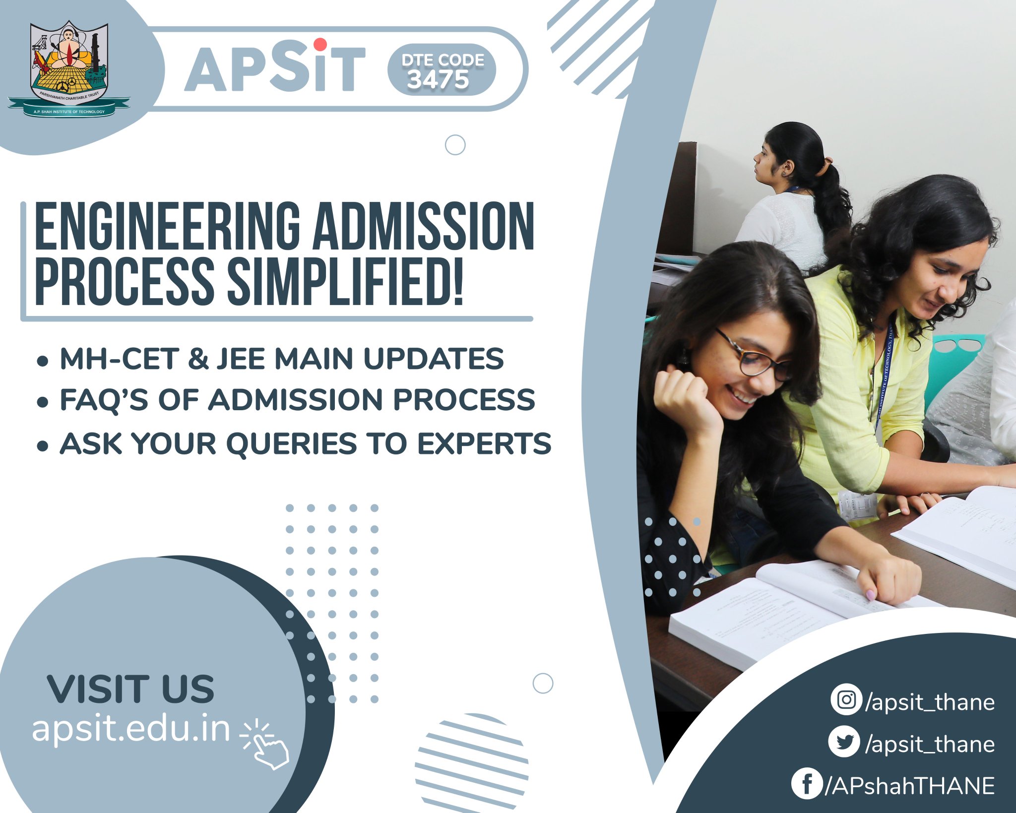 APSIT THANE on Twitter: "A.P.Shah Institute of Technology, Thane has created a webpage on ...