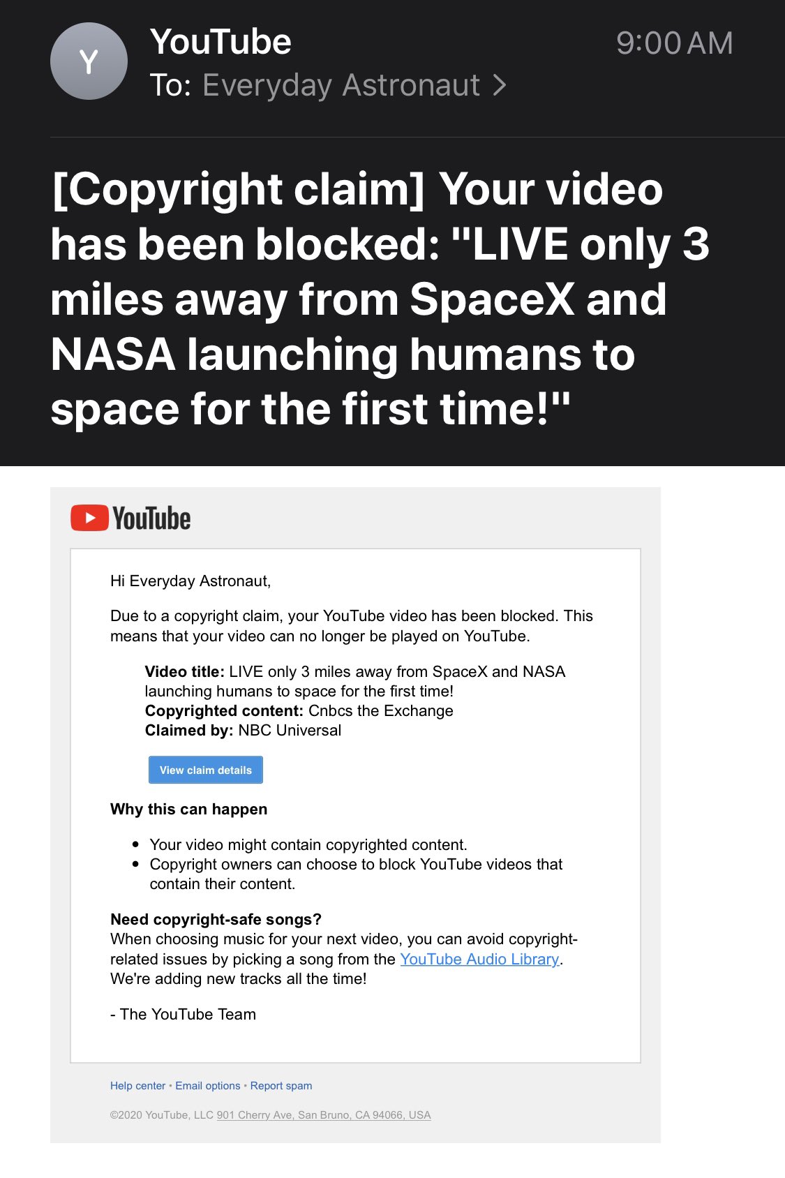 Nasa Email Exchange