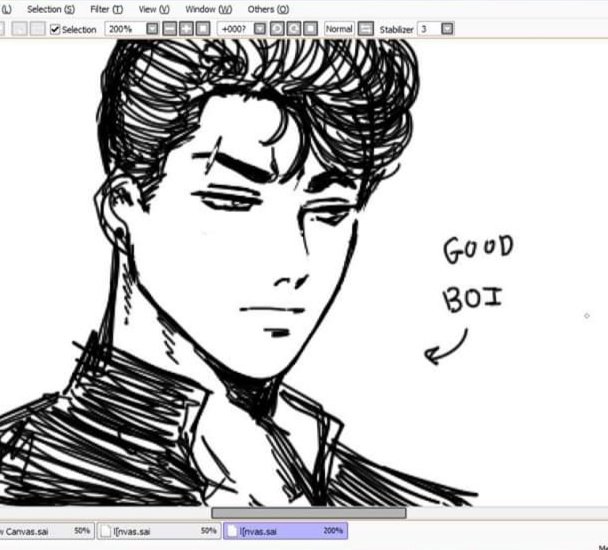 「It's fun drawing some delinquent boy? 」CHANCHAONANUの漫画