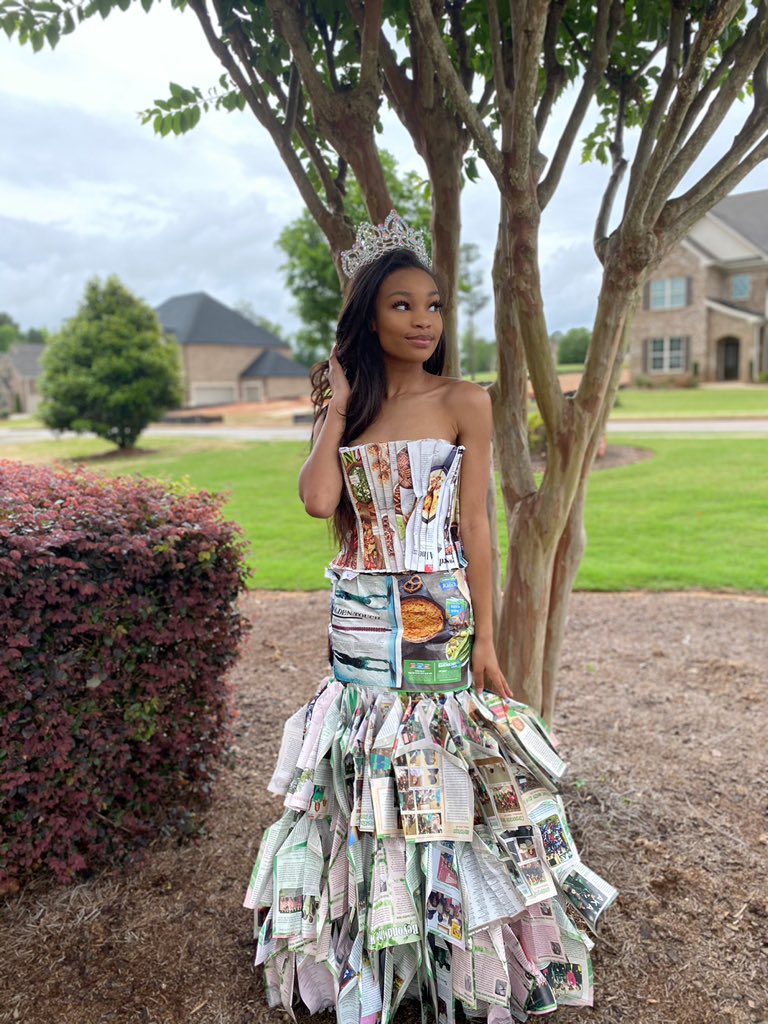 Dress Made Out Of Magazines