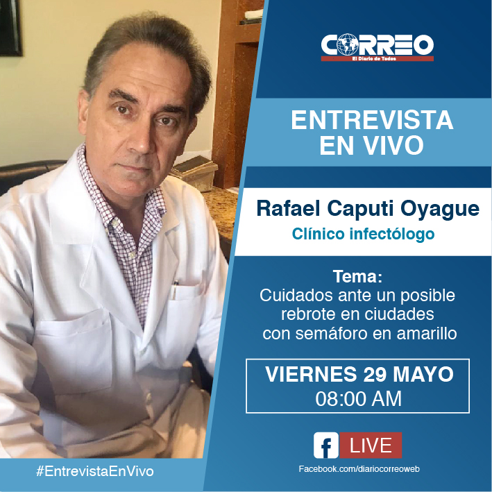 Diario Correo on Twitter: "#Atención #Entrevistaenvivo con Rafael Caputi Oyague, Clínico ...