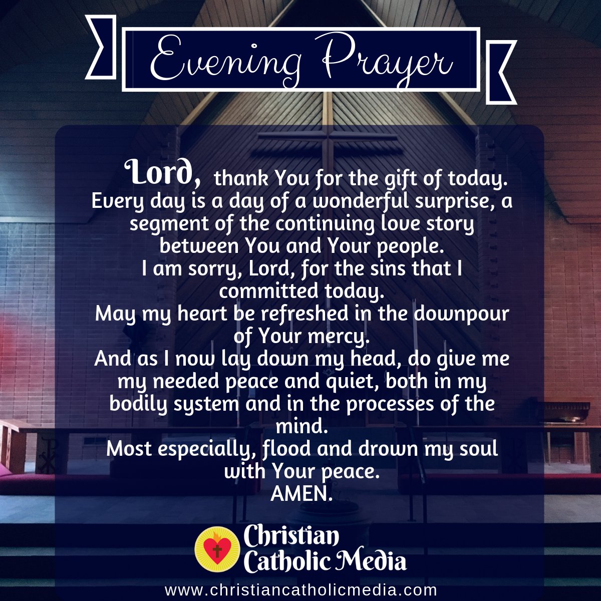 Catholic Bedtime Prayers