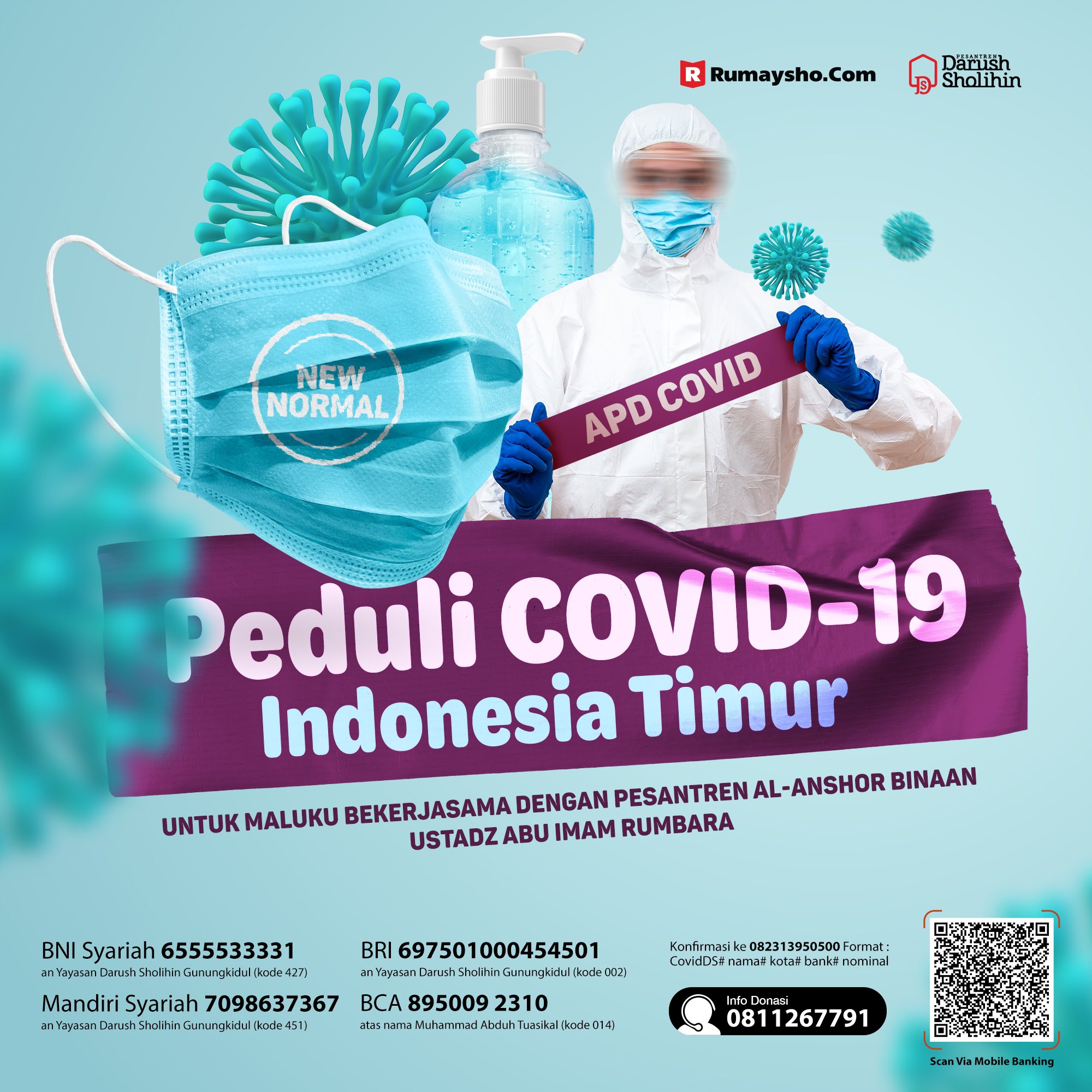 M. Abduh Tuasikal on Twitter: "SEDEKAH JUMAT YUK! Rumaysho - DS Peduli Covid-19 Indonesia Timur ...