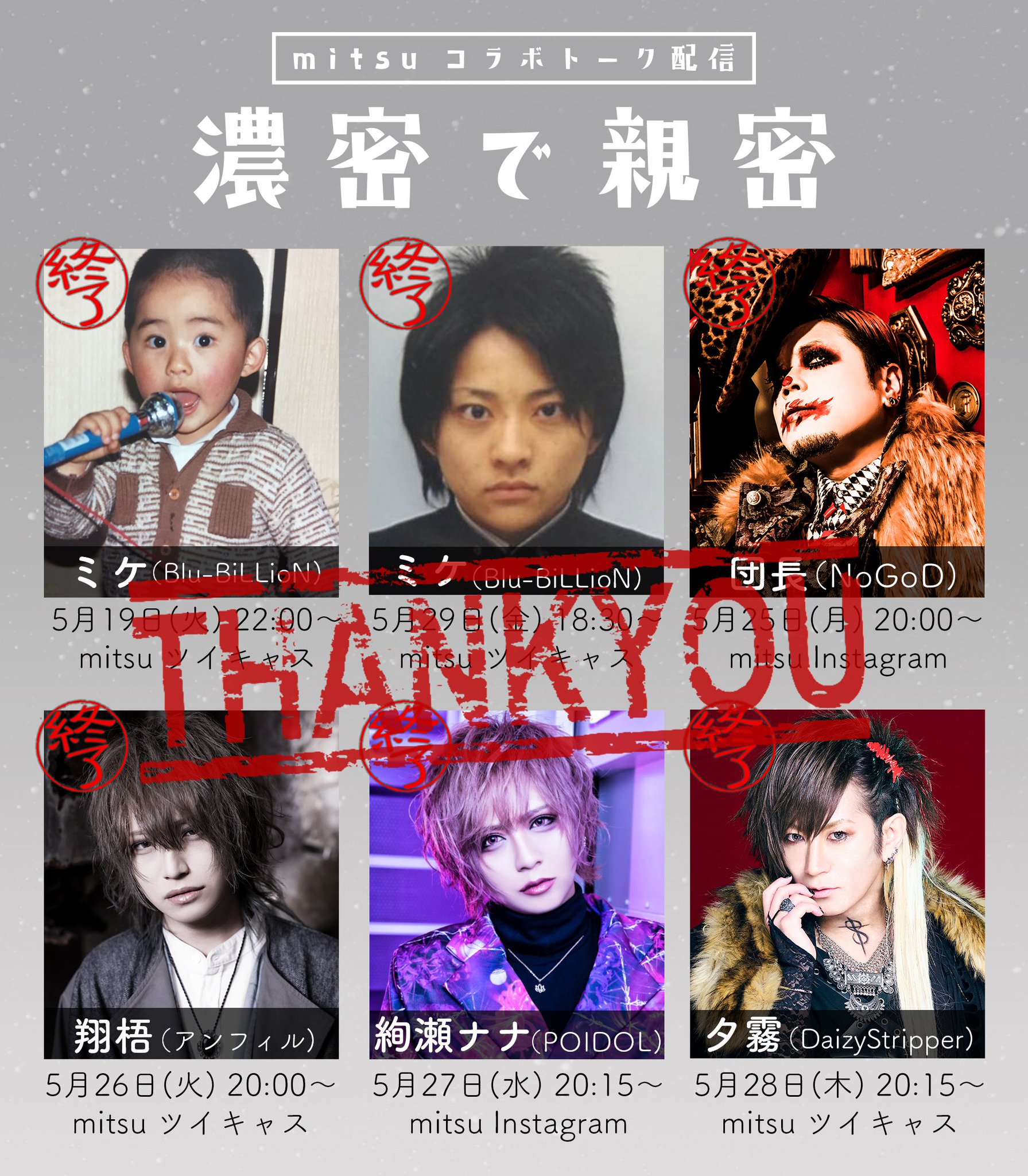 mitsu STAFF on Twitter: "mitsuコラボトーク配信「濃密で親密」 ＜アーカイブ一覧＞ 🔻ミケさん https://t.co/FWOcOcV0QT https://t ...